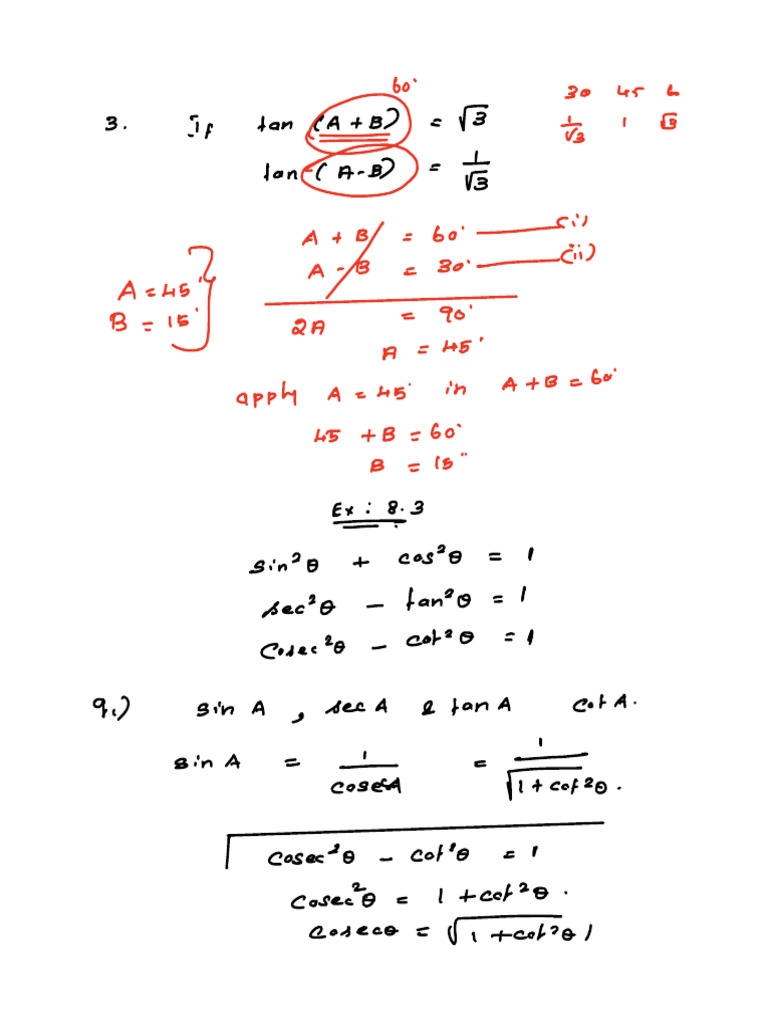 Introduction To Trigonometry Part 3 | PDF