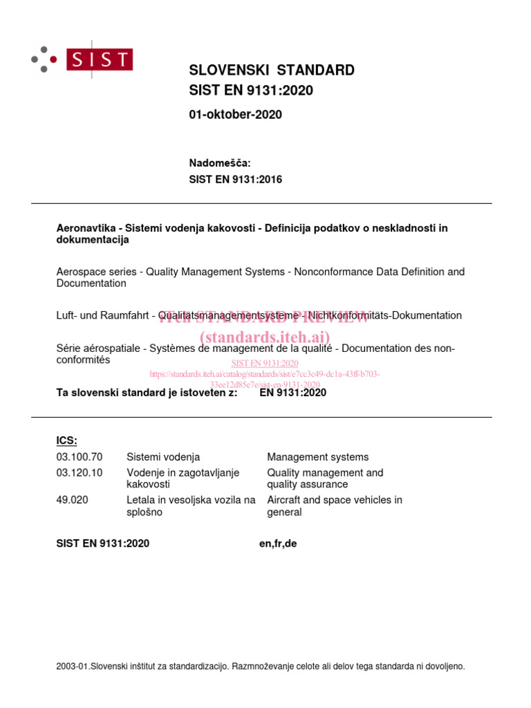 Sist en 9131 2020 | PDF | Technology & Engineering