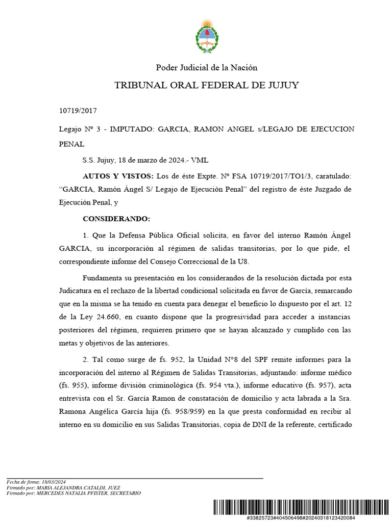 Fallo | PDF | Castigos | Prisión