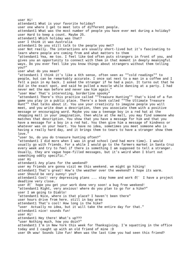 Human Chat | PDF | Empathy