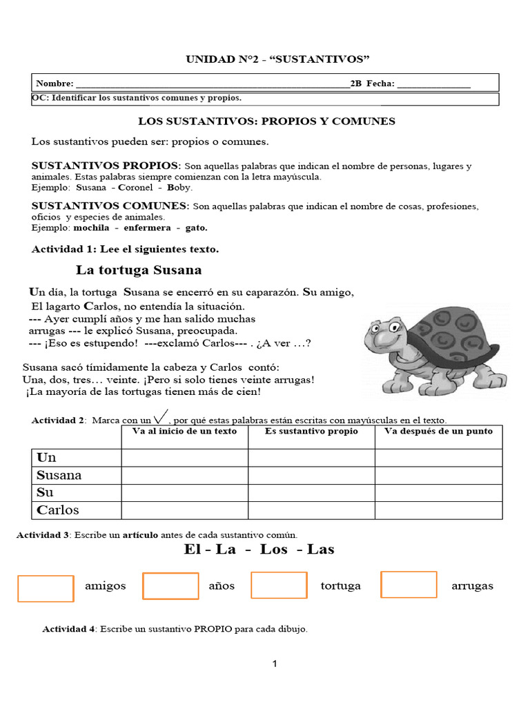 Sustantivos 2 | PDF | Sustantivo
