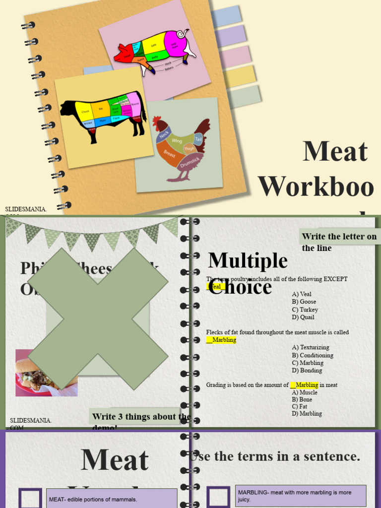Discovering_Foods_Meat_Unit_Notes-Steffins | PDF | Poultry | Beef