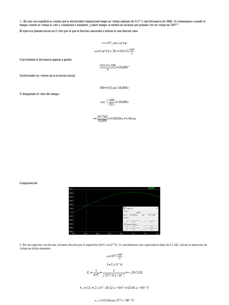 Tarea E | PDF | Inductor | Red eléctrica