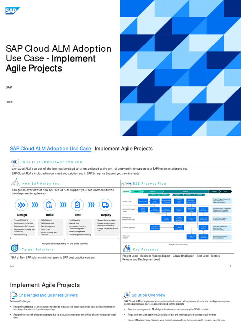 Adoption Use Case - Implement Agile Projects | PDF | Agile Software Development | Cloud Computing
