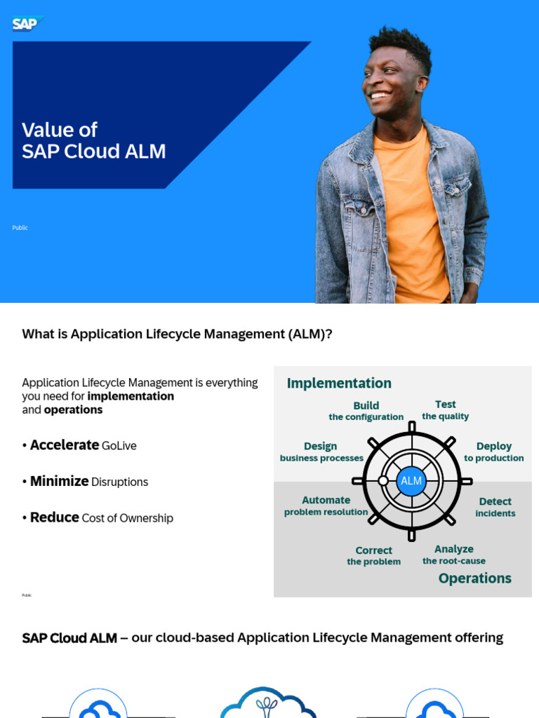 Value of SAP Cloud ALM | Download Free PDF | Cloud Computing | Automation