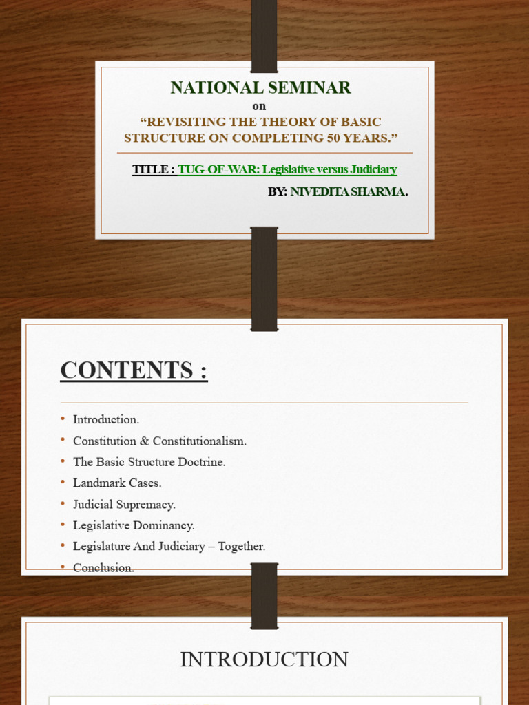 National Seminar | PDF | Political Charters | Public Law