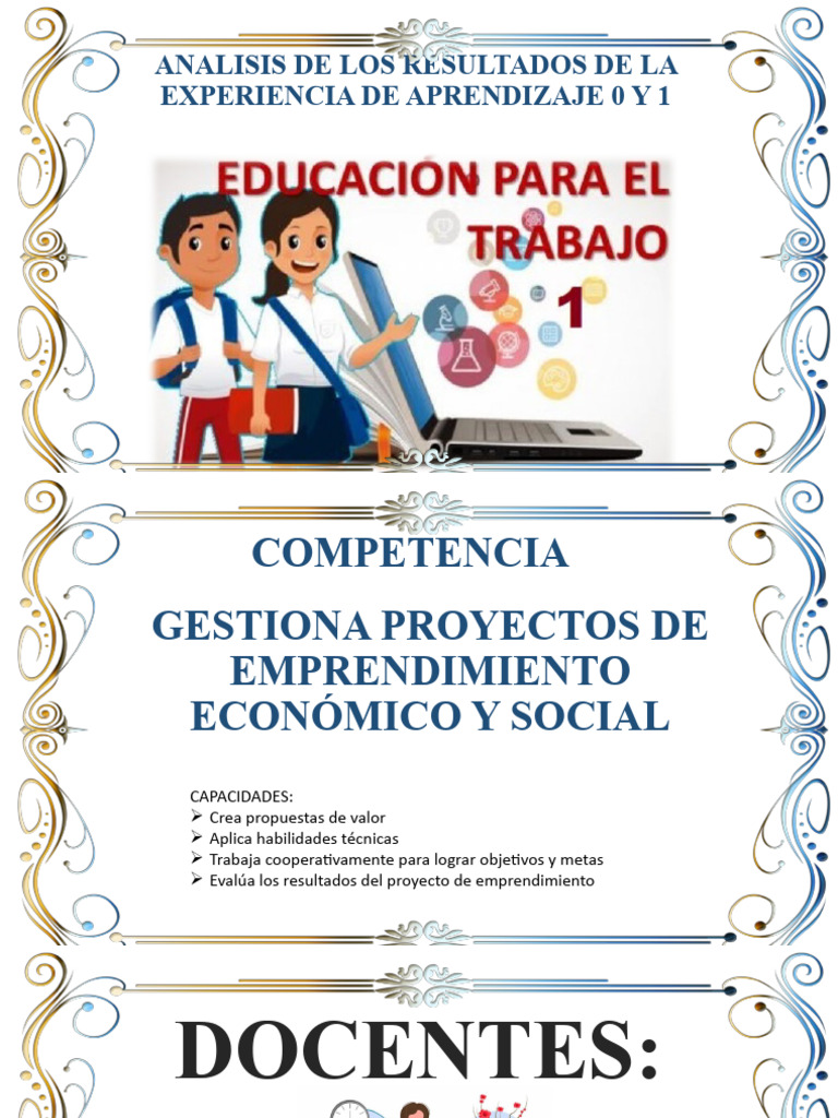 Socialización Del Trabajo-ept - Primer Bimestre | PDF | Evaluación | Aprendizaje