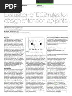 Table of Reinforcement Anchorage Length & Lap Length - Eurocode 2 | PDF ...