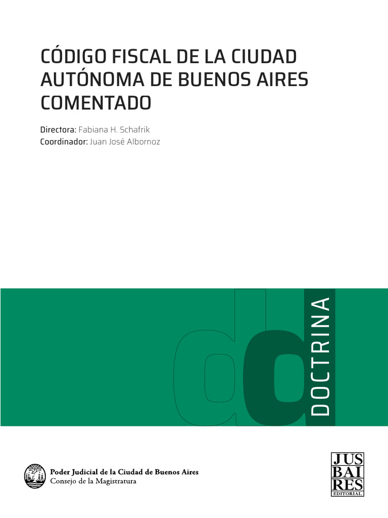 Codigo Fiscal de La Caba ( Comentado) | PDF | Dinero | Economias