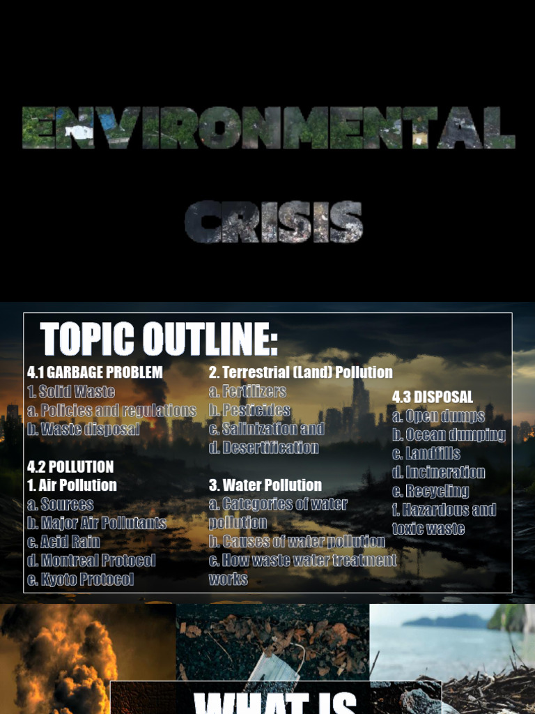 GROUP-3-ENVI-SCI_FINAL_Environmental_Crisis | PDF | Waste | Soil