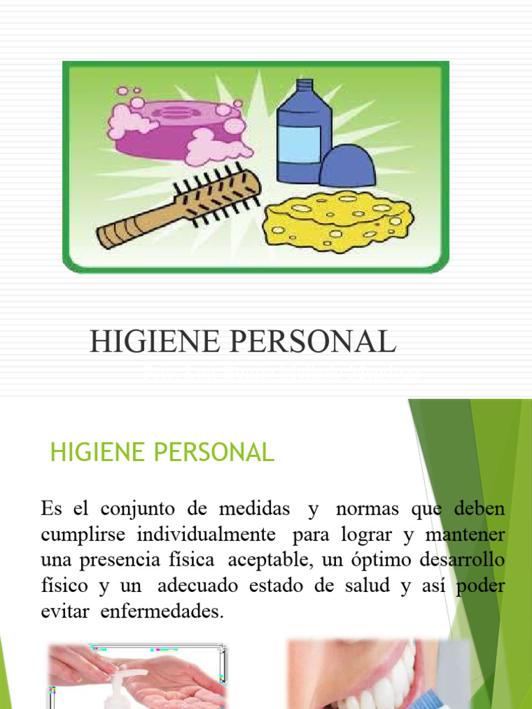 Higiene | PDF | Higiene | Especialidades Medicas