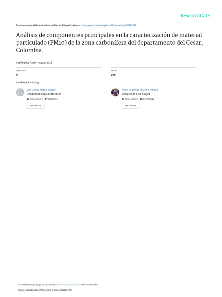 AnlisisdecomponentesprincipalesenlacaracterizacindematerialpartculadoPM ...