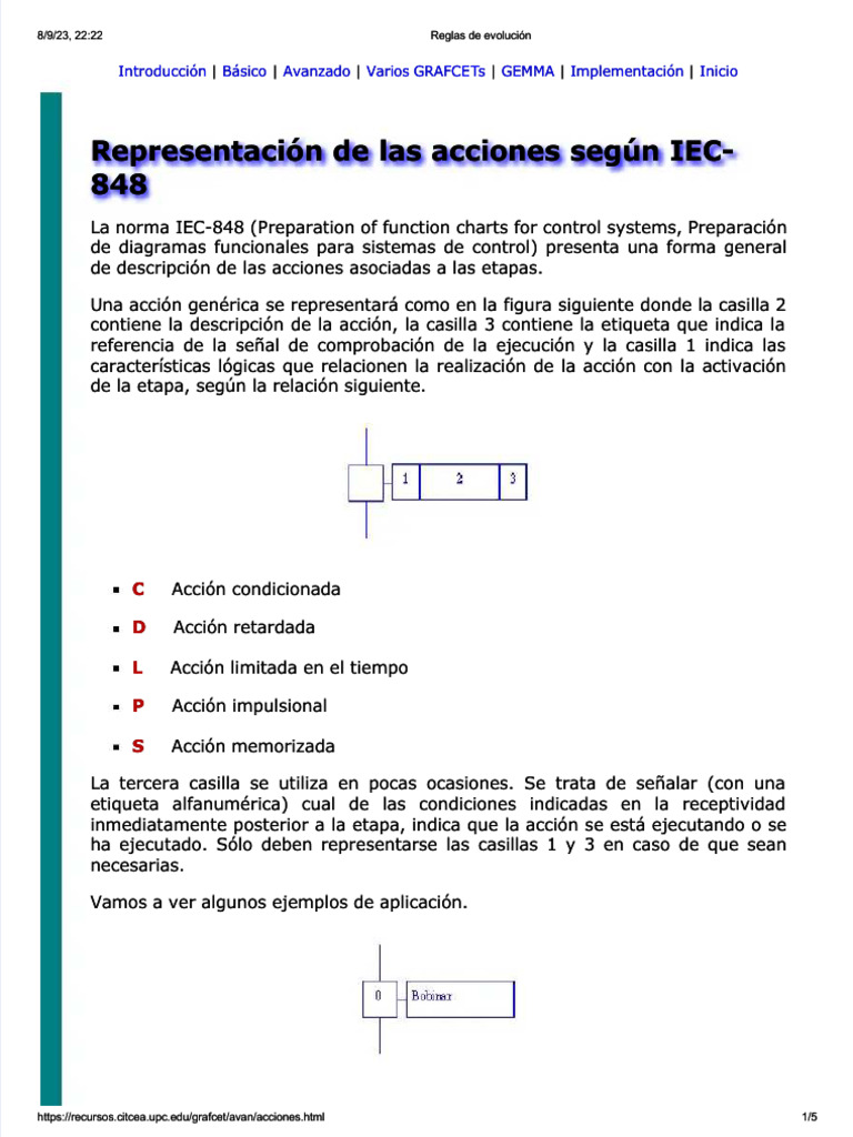PDF Grafcet Norma Internacional Iec 848 - Compress | PDF | Informática