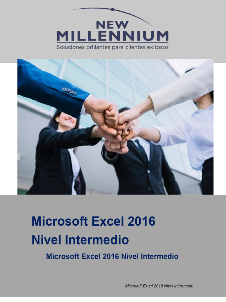 Microsoft Excel Intermedio | PDF | Microsoft Excel | Matriz (Matemáticas)