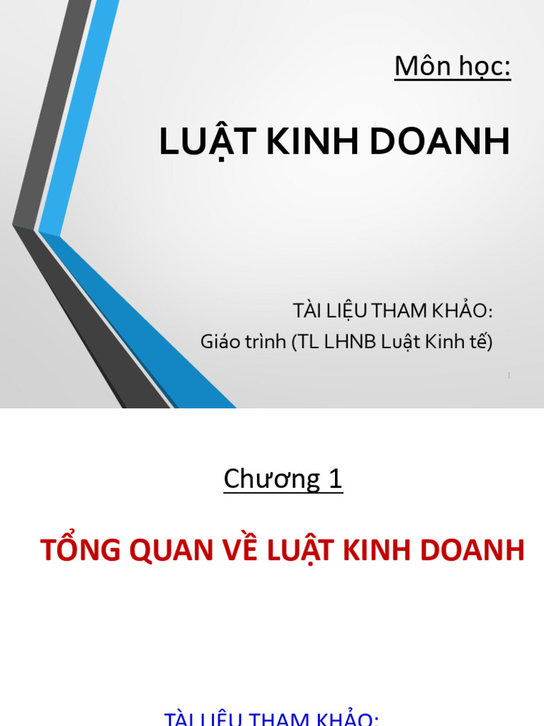 ChÆ°Æ¡ng 1 - Tá - NG Quan Vá - LKD | PDF