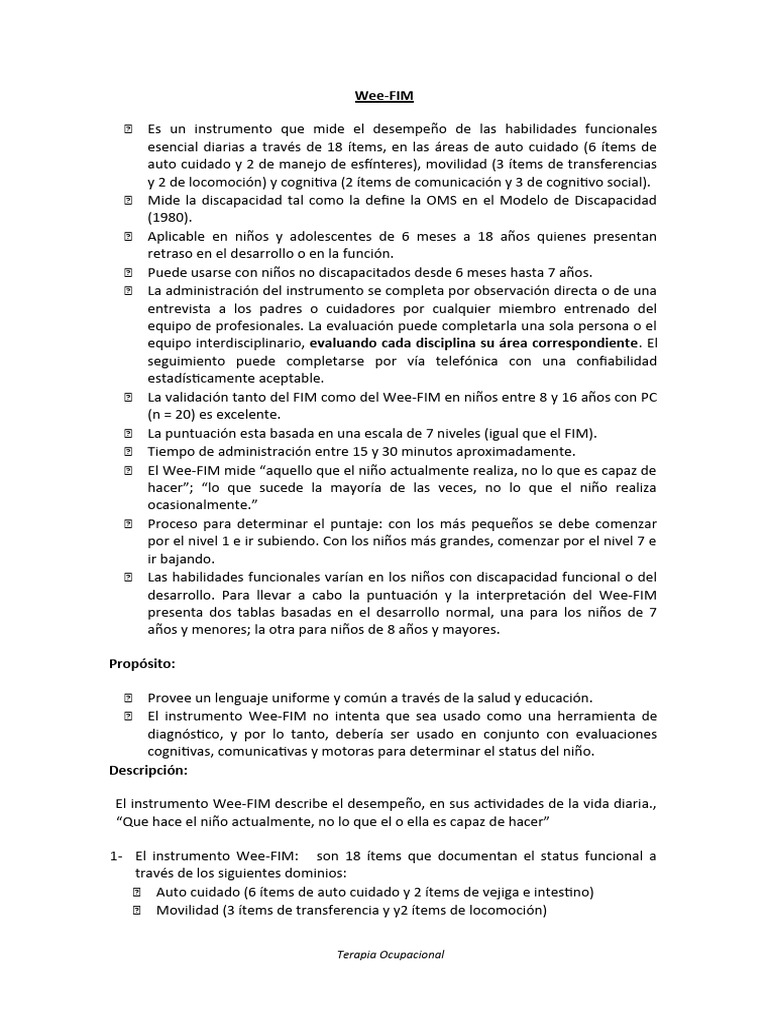 Weefim | PDF | Higiene | Invalidez