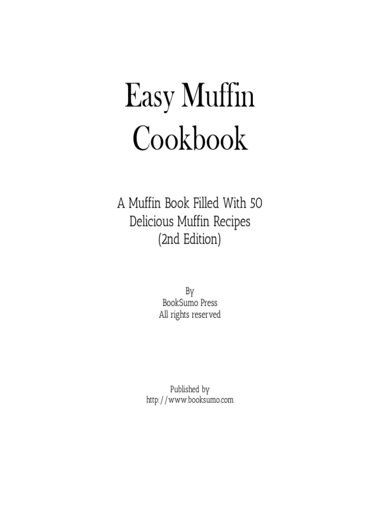 50 Delicious Muffin Recipes | PDF | Muffin | Flour