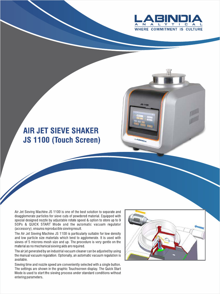 Air Jet Sieve Shaker - July 21 | PDF