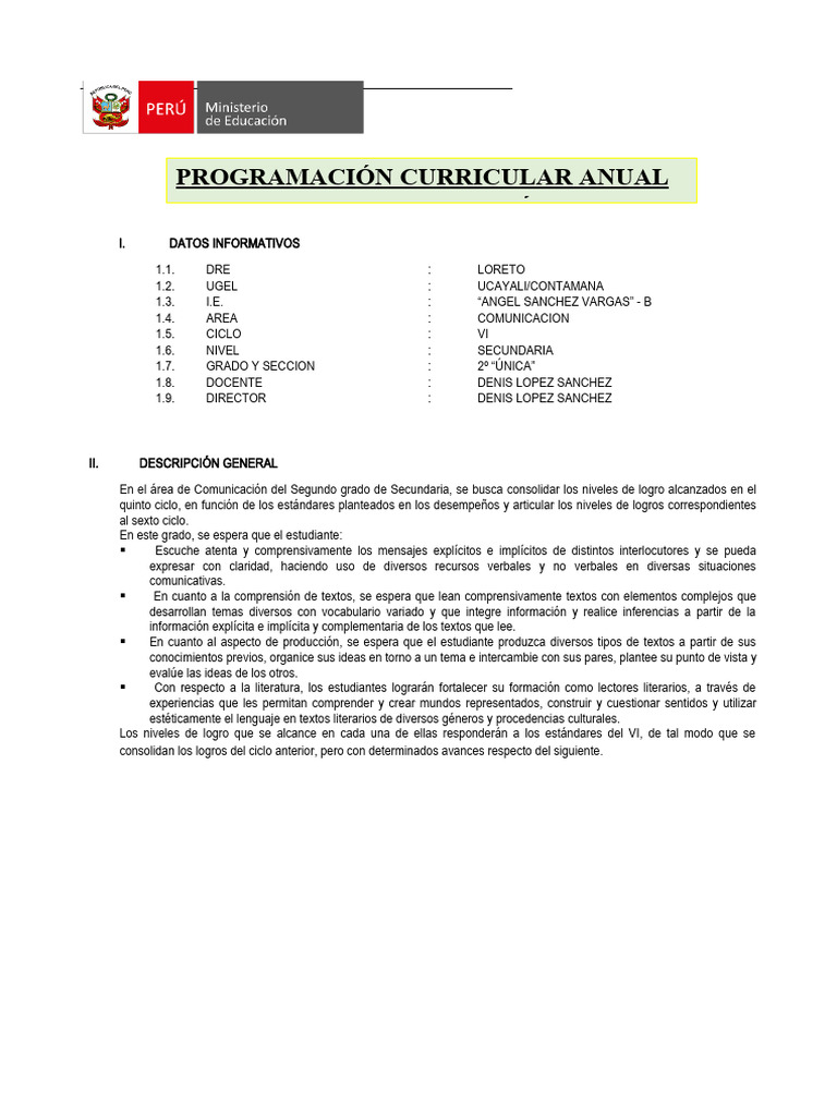 Segundo Grado | PDF | Aprendizaje | Sustentabilidad