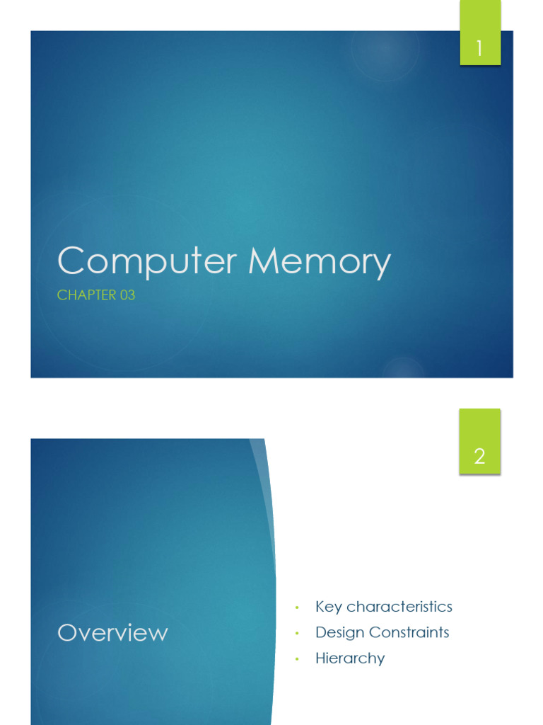 Chapter03 (1) | PDF | Cpu Cache | Flash Memory