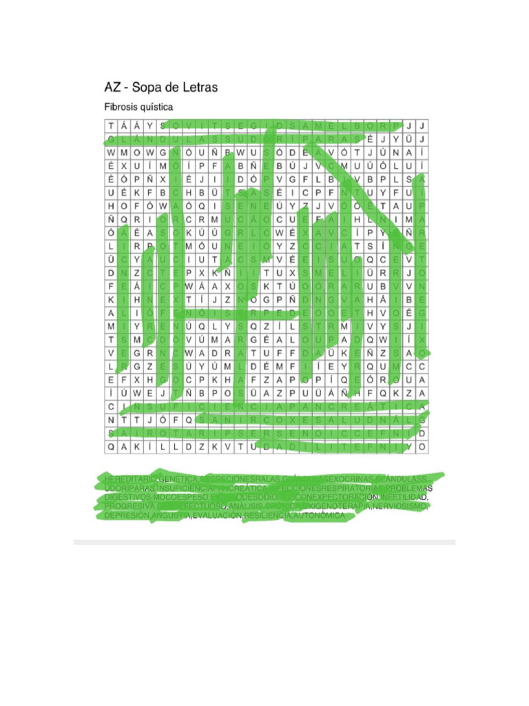 Sopas de letras resueltas | PDF