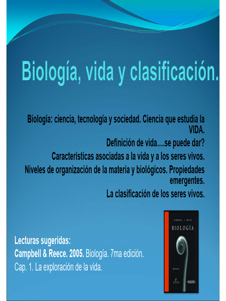 Características y Clasificación de la Vida | PDF | Organismos | Vida