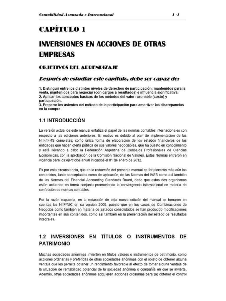 Capitulo #1, Libro-NCMI | PDF | normas internacionales de INFORMACION FINANCIERA | Contabilidad