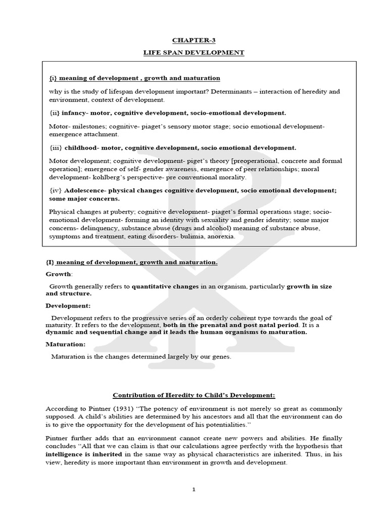 3.life Span Development | Download Free PDF | Attachment Theory | Thought