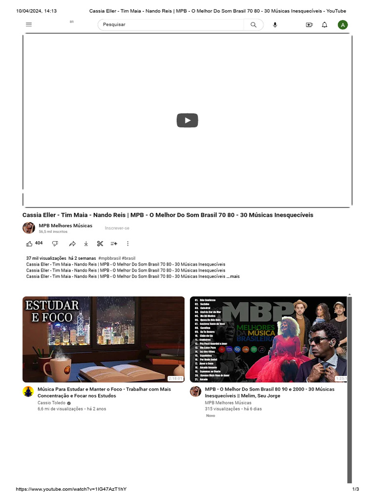 Cassia Eller - Tim Maia - Nando Reis - MPB - O Melhor Do Som Brasil 70 80 - 30 Músicas ...