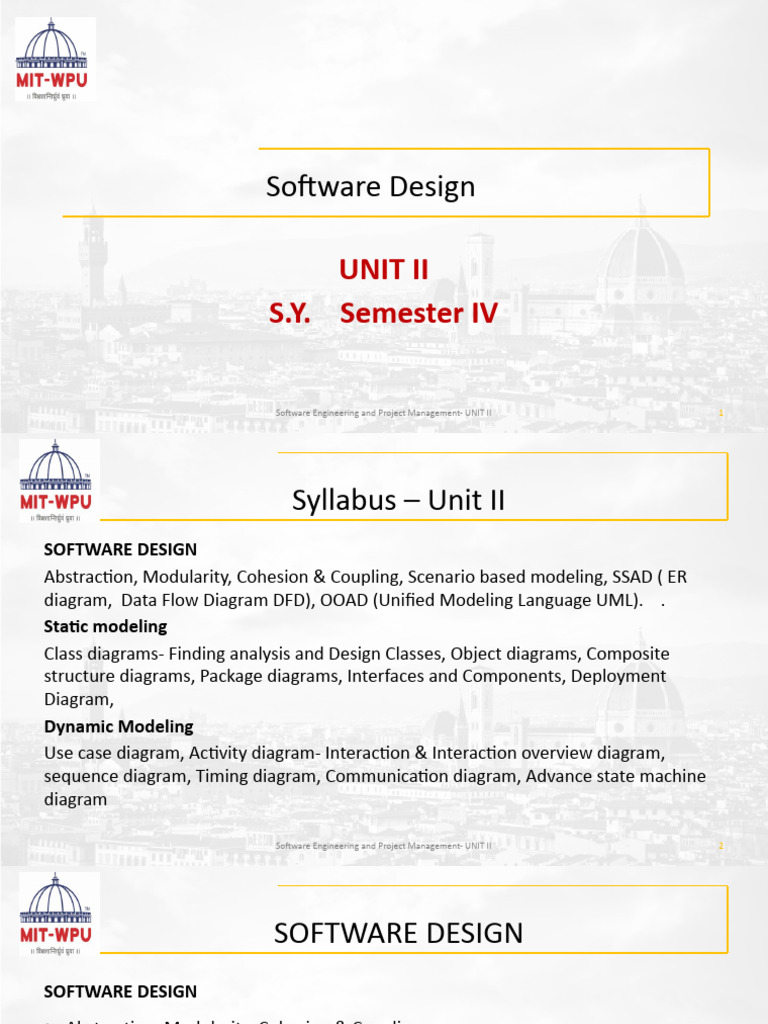 SEPM Unit 2 - Final | Download Free PDF | Unified Modeling Language | Class (Computer Programming)