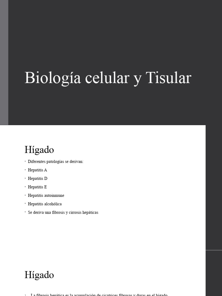 Biología Celular y Tisular Patologias 2.1 | PDF | Cáncer | Inflamación