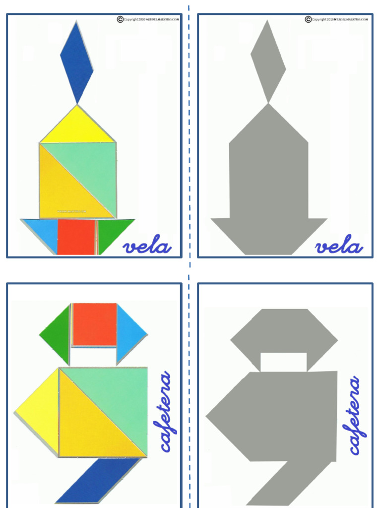 figuras para trabajar con el tangram | PDF