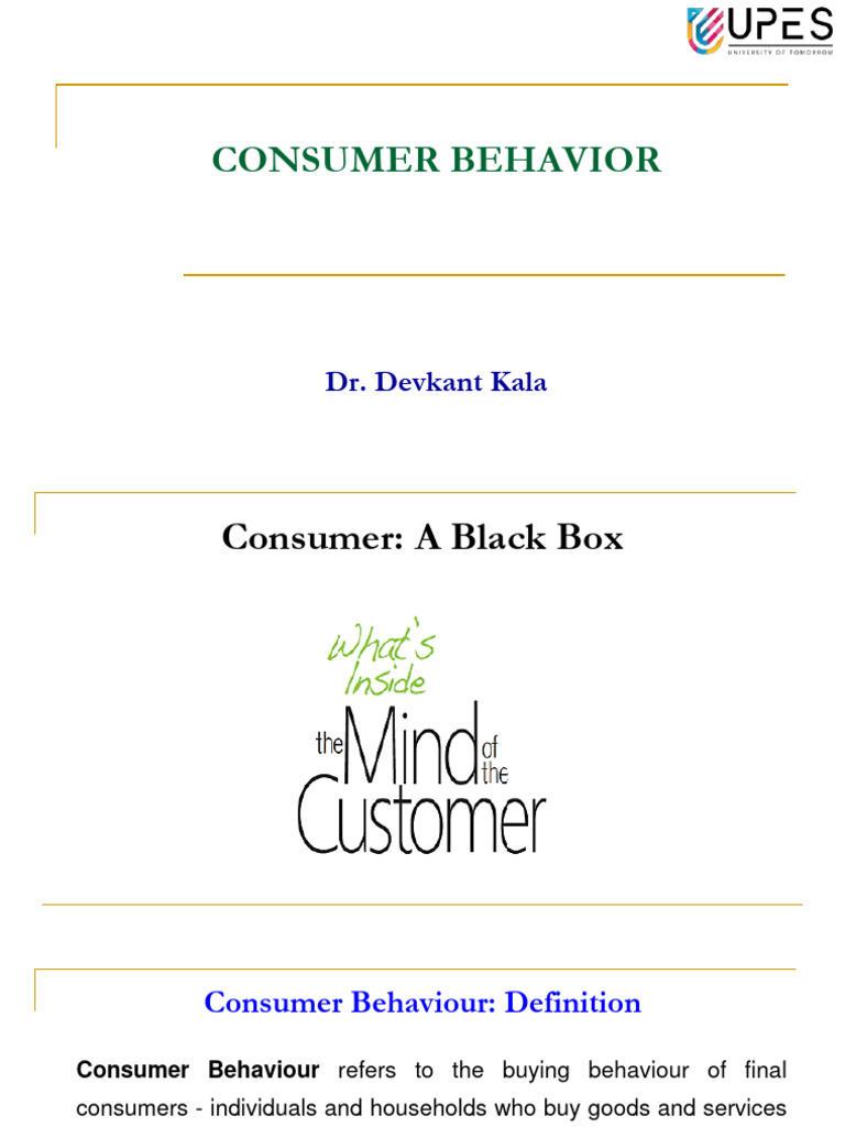 Lecture 8 - Intro To Consumer Behavior | PDF | Consumer Behaviour ... Lecture 8 - Intro To Consumer Behavior | PDF | Consumer Behaviour ...