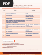 Semester 01 ODL Academic Calendar | PDF | Academic Term | Academia