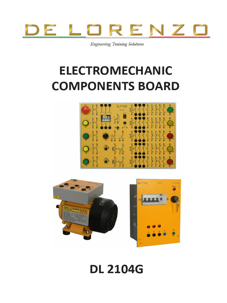 DL 2104G Ing | PDF | Relay | Boolean Algebra