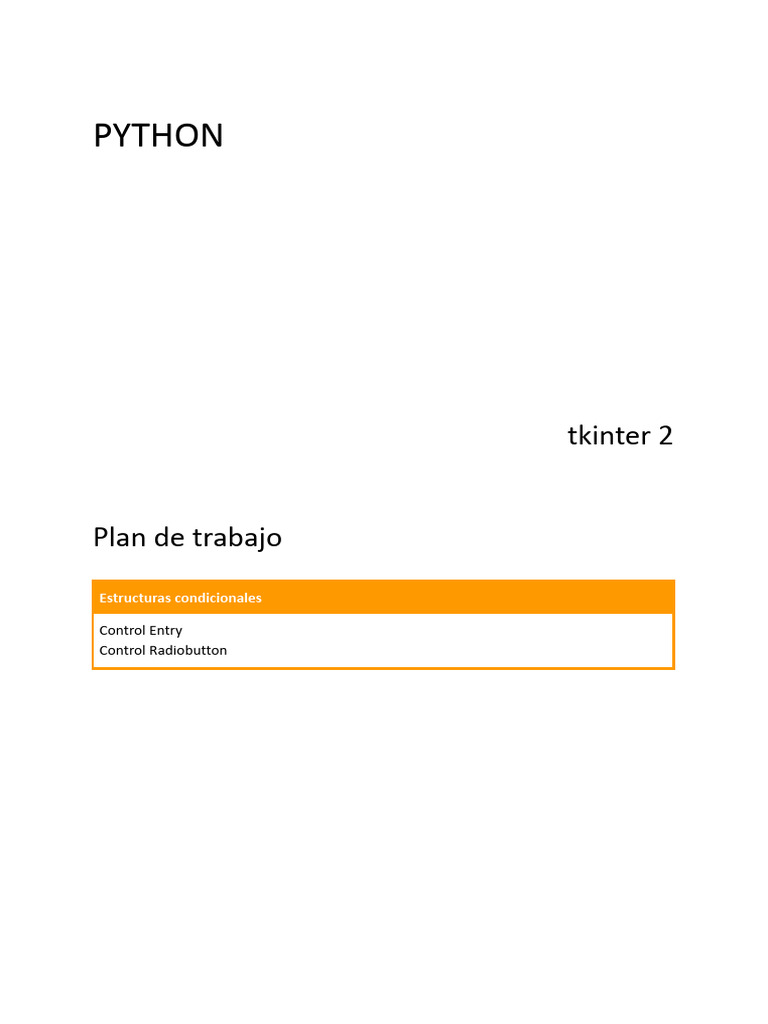 Python Tkinter 2 | PDF | Programa de computadora | Programación