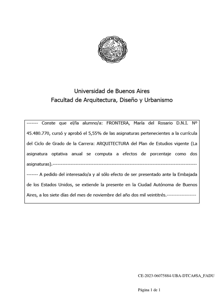 Cursada Arquitectura Uba | PDF