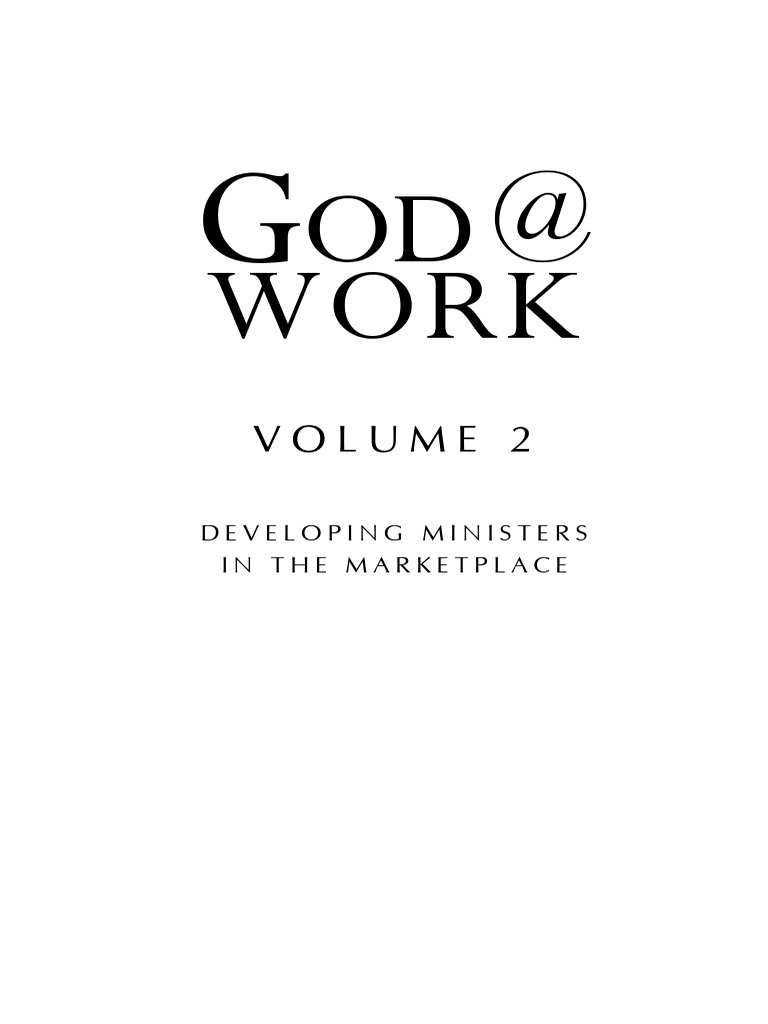 God@Work, Volume 2, 0768422663 | PDF | Jesus | Prayer