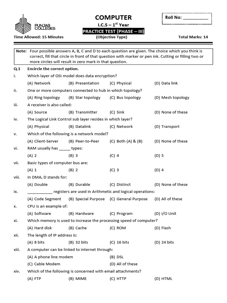 Test | PDF | Network Topology | Computer Networking