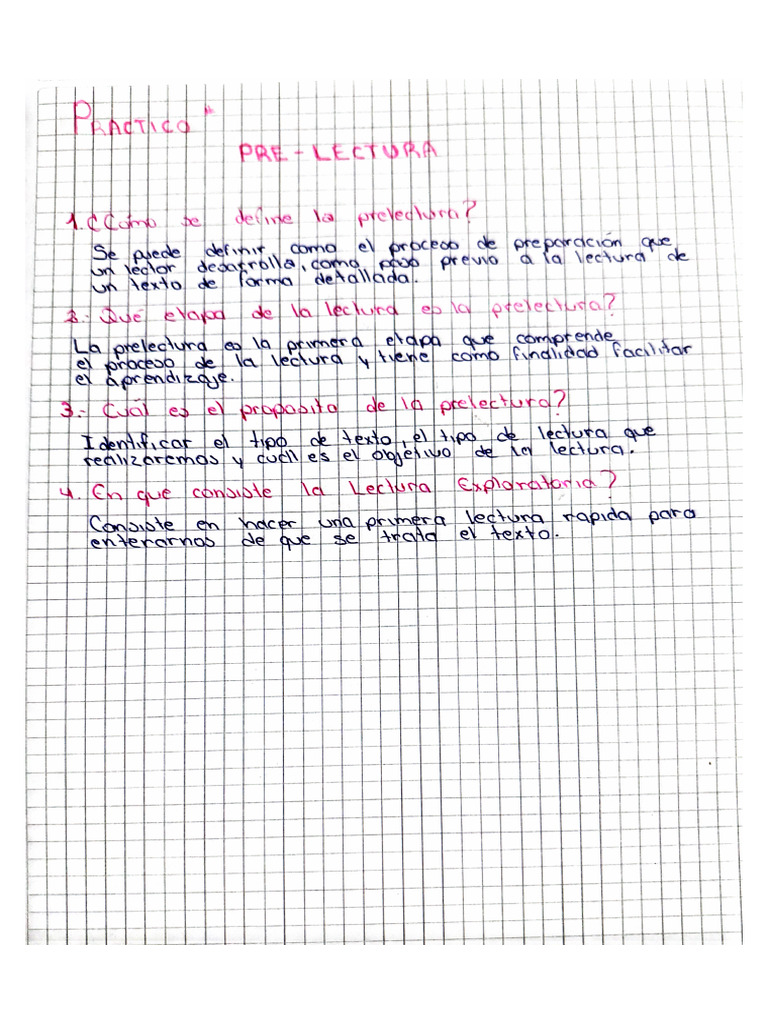 Pre Lectura | PDF