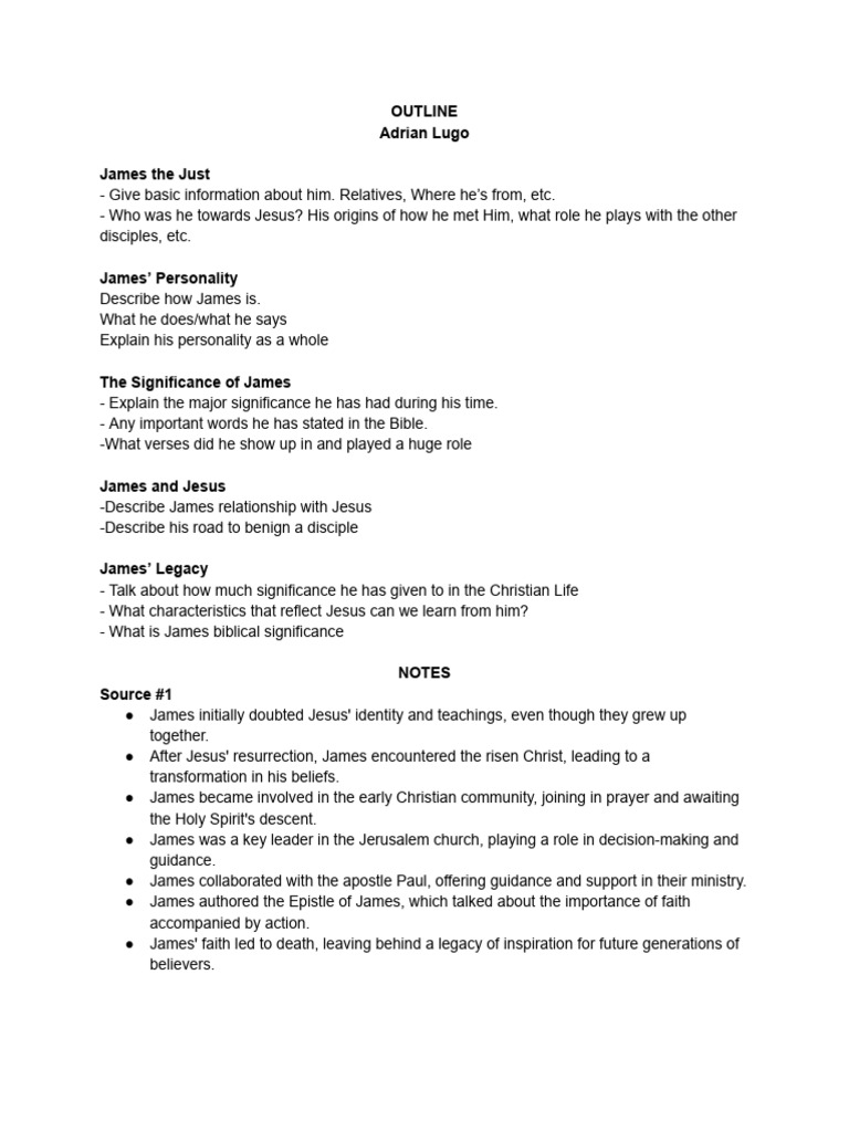 OUTLINE Bible | PDF | Jesus | Early Christianity