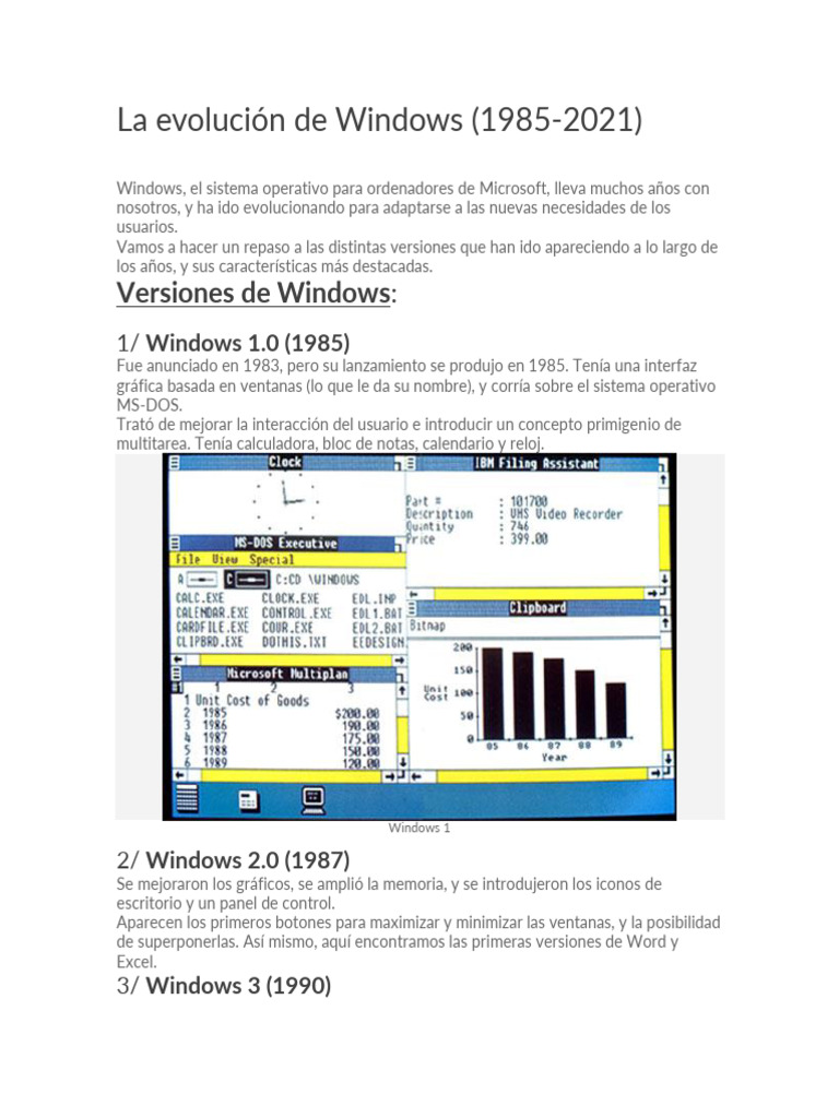 La Evolución de Windows para Línea | PDF | Microsoft Windows | Windows XP