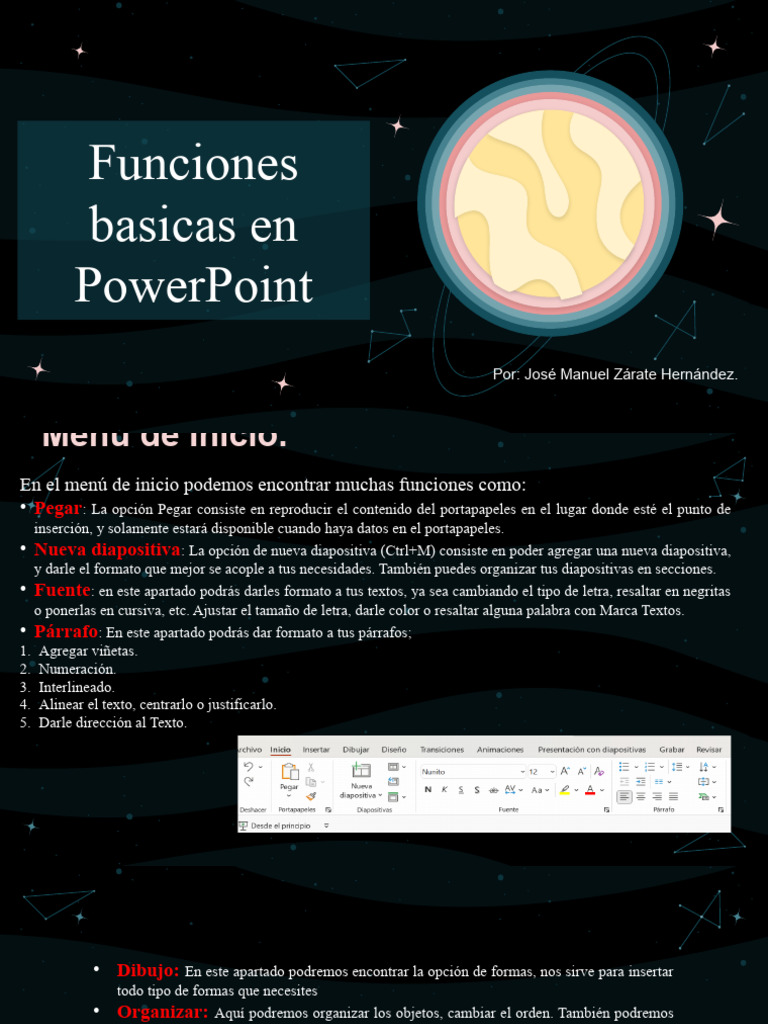 Funciones Basicas en PowerPoint | PDF | Microsoft PowerPoint | Software