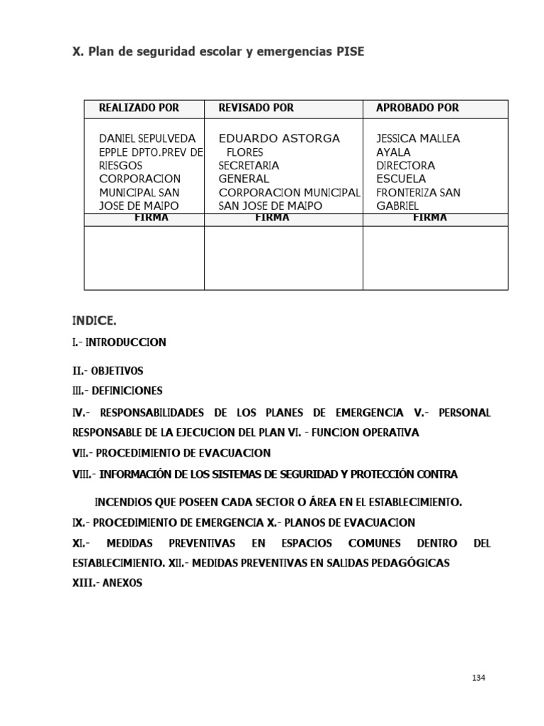 Protocolo PISE | PDF | Temblores | Riesgo