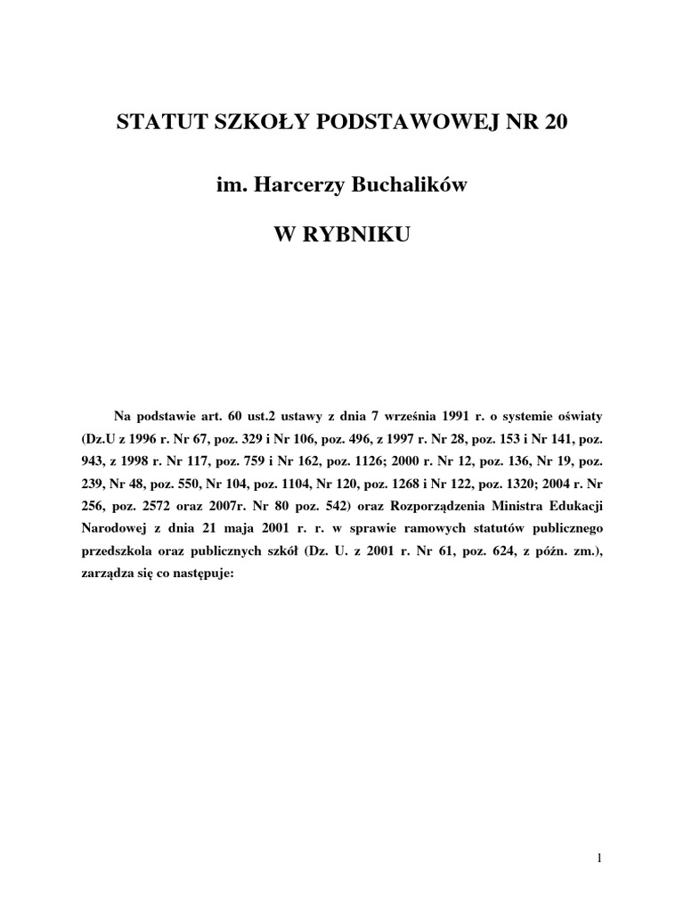 Statut SP 20 | PDF