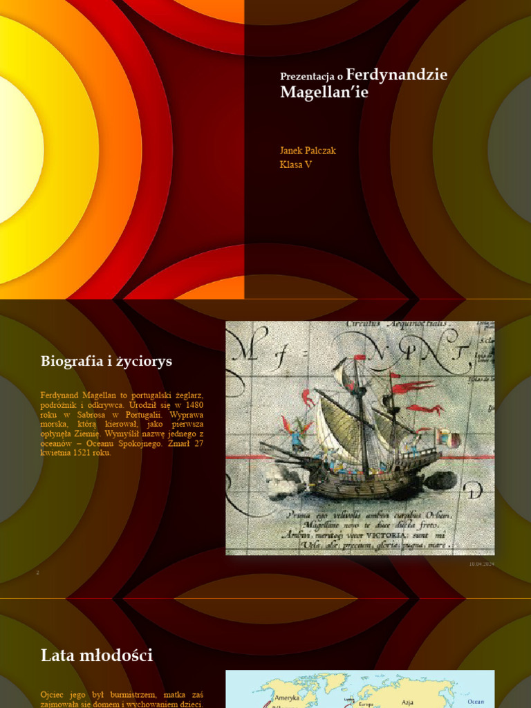 Prezentacja o Ferdynand Magellan 1 | PDF