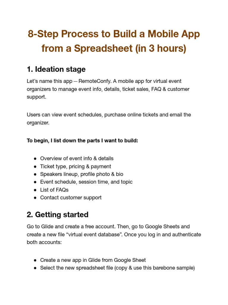 8 Step Process To Build A Mobile App From A Spreadsheet 1685584141 ...