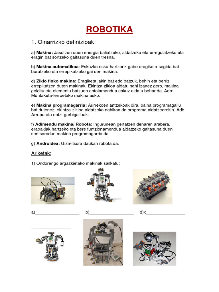 Robotika(lana) | PDF