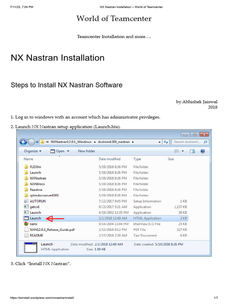 NX Nastran Installation Guide | PDF | Software | System Software