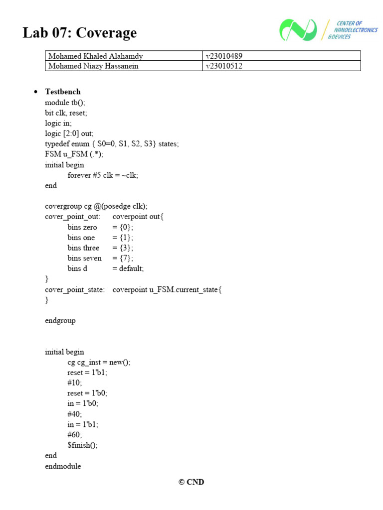 Lab07 Coverage | PDF